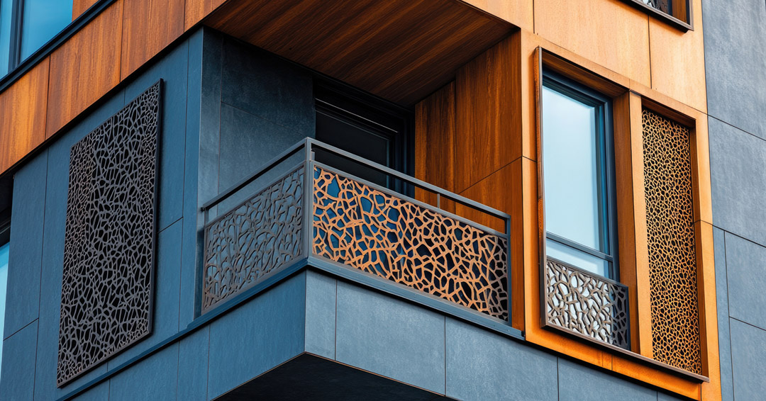 Celosías metálicas para exterior. CELOSÍA METÁLICA